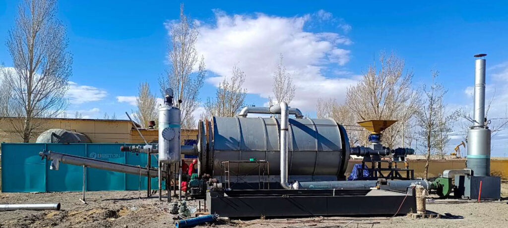 BLJ-16 Oil Sludge Pyrolysis Plant Installed in Inner Mongolia