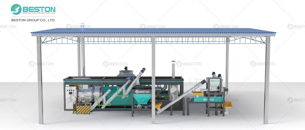 Mobile Biochar Machine | Continuous Work for 72-100H