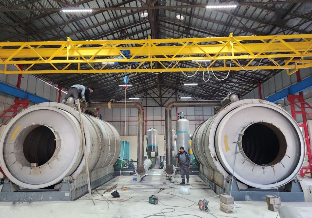 BLJ-16 Tyre Pyrolysis Machines Installed in Azerbaijan in 2023