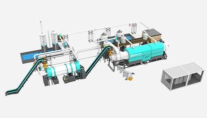 Biochar Reactor | Skid-mounted, Batch & Continuous Type
